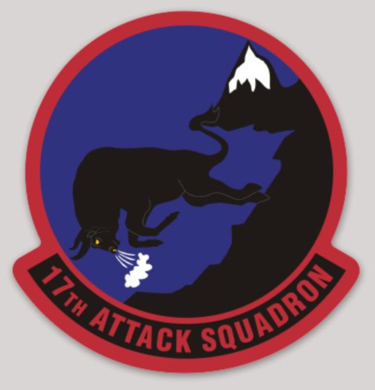 Buy USAF 17th Attack Squadron Stic Patch | MarinePatches.com – MarinePatches.com - Custom ...