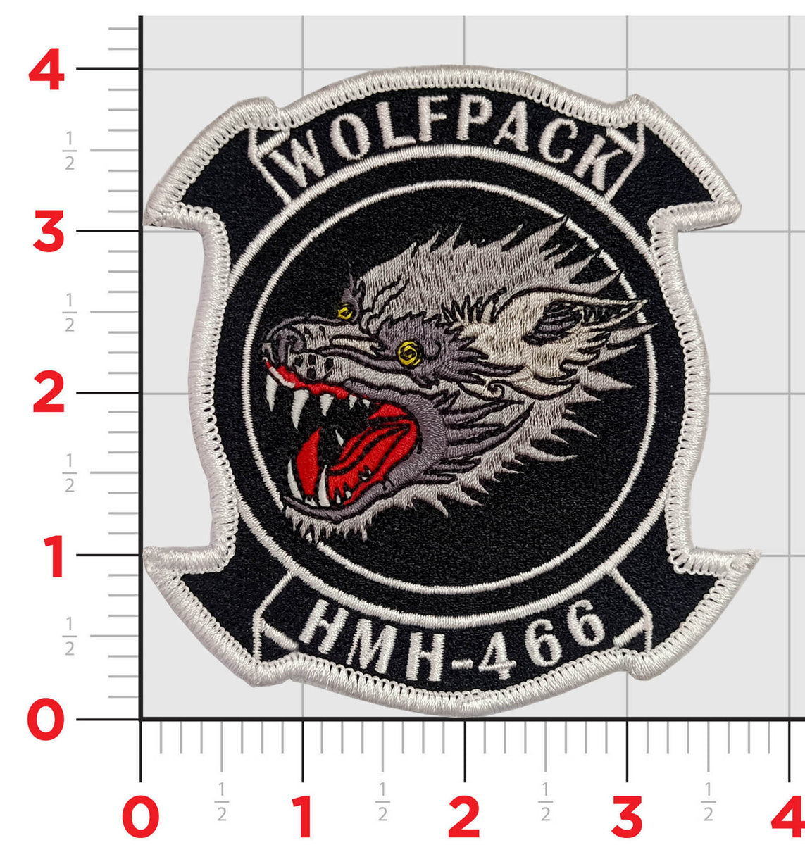 Buy Official HMH-466 Wolfpack Craz Patch | MarinePatches.com – MarinePatches.com - Custom ...