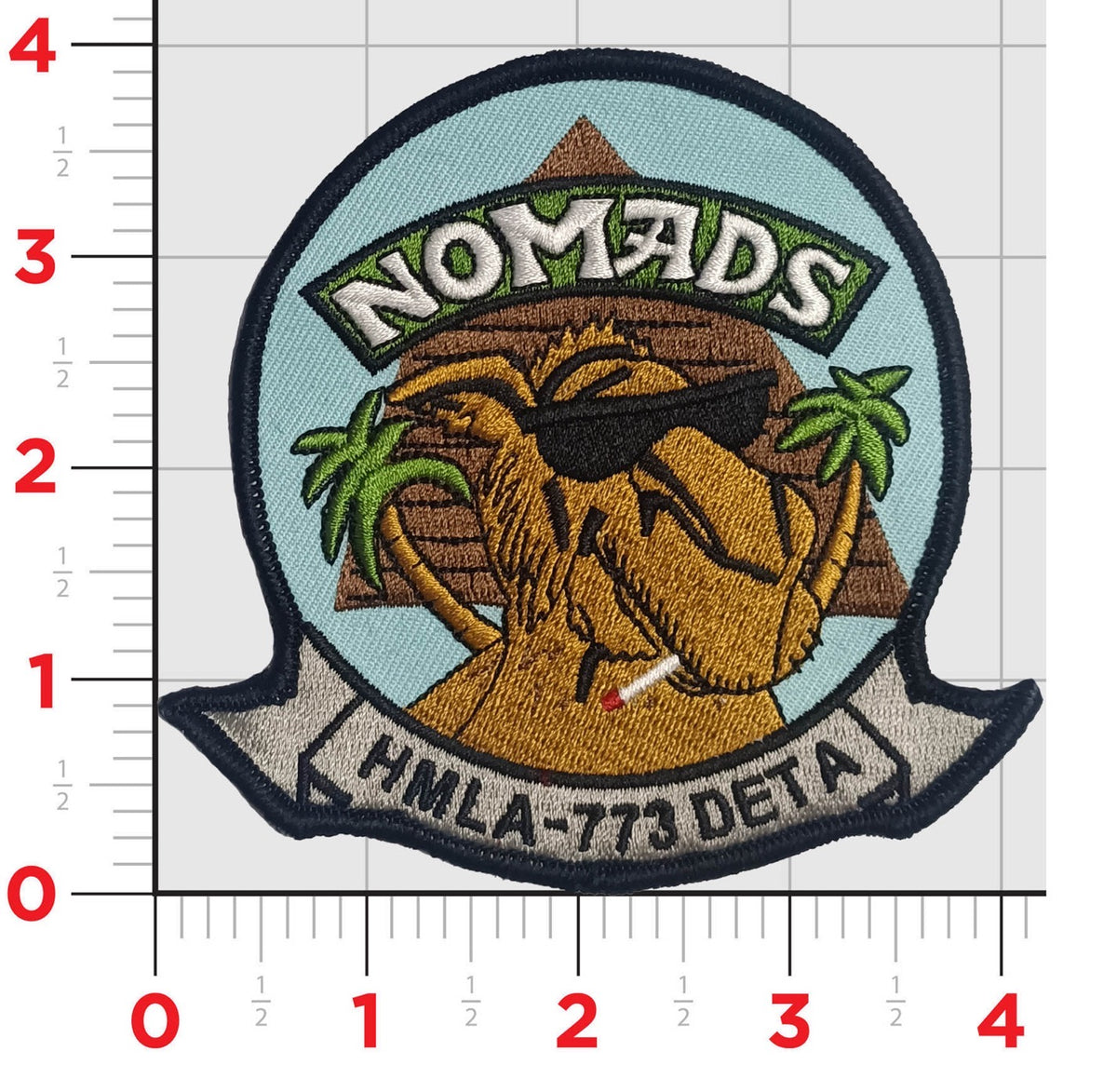 Buy Official HMLA-773 Det A Nomads Patch | MarinePatches.com – MarinePatches.com - Custom ...