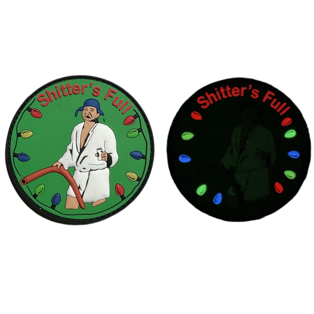 Cousin Eddie "Shitter's Full" CH-53 Christmas PVC Patch – MarinePatches.com - Custom Patches ...