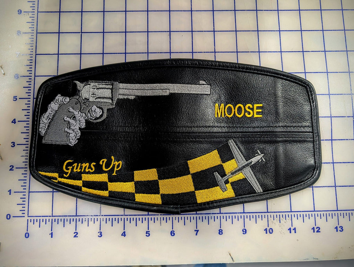 Leather visor Covers Patch | MarinePatches – MarinePatches.com - Custom Patches, Military and ...