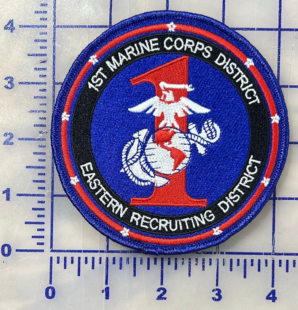 Officially Licensed 1st Marine Corps Recruiting District, Eastern Recr – MarinePatches.com ...