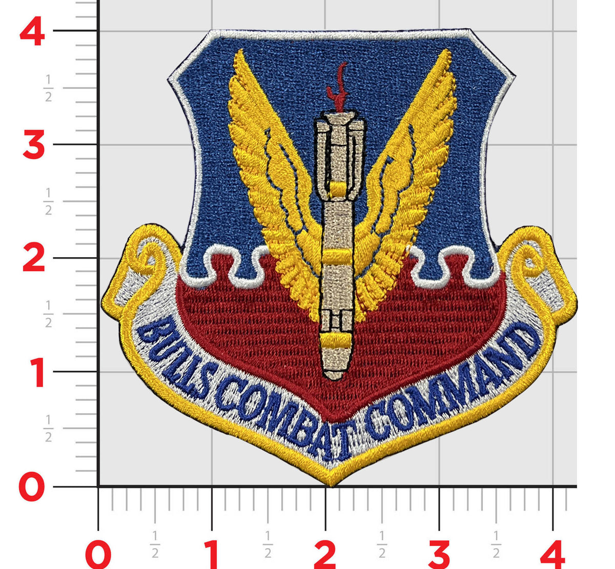 Official USAF 17th ATKS Bulls Combat Command Patch – MarinePatches.com - Custom Patches ...