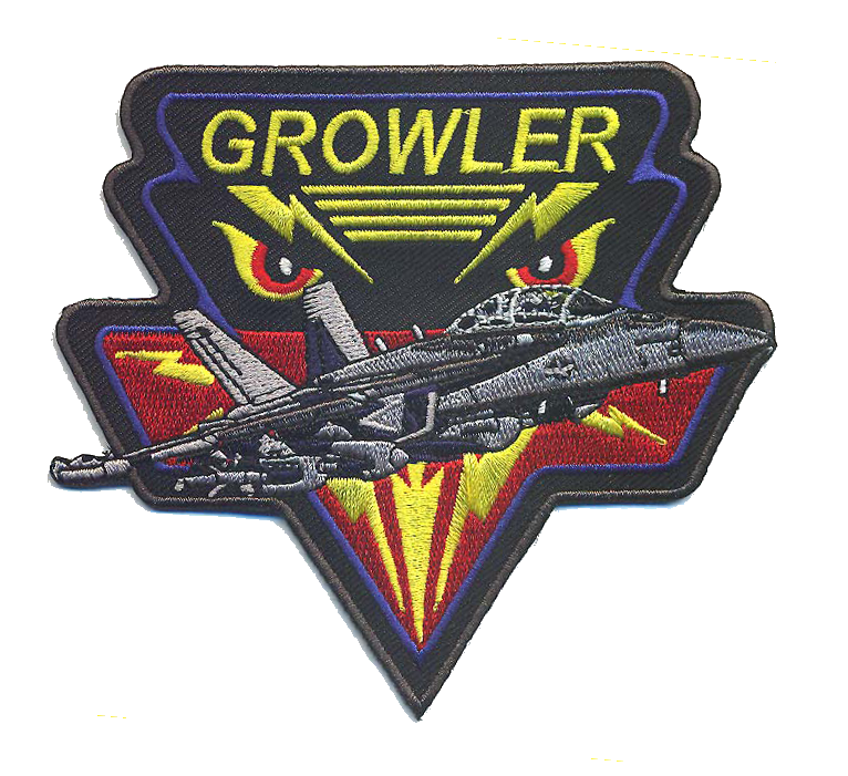 Buy EA-18 Growler Embroidered Patc Patch | MarinePatches.com – MarinePatches.com - Custom ...