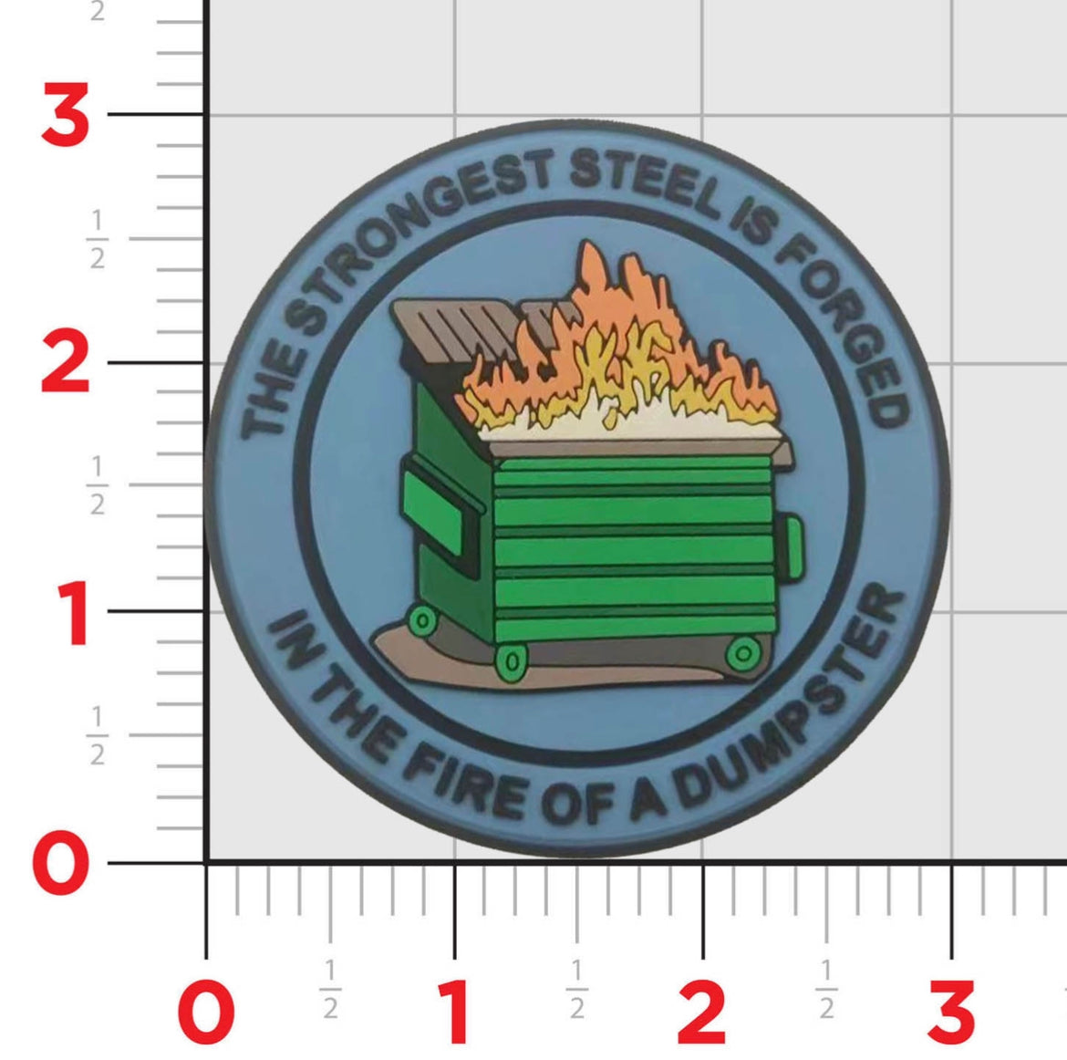 Buy Dumpster Fire- The Strongest S Patch | MarinePatches.com – MarinePatches.com - Custom ...