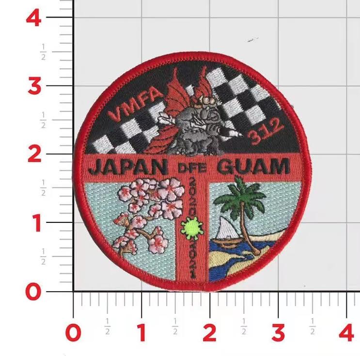 Buy VMFA-312 Japan/Guam Patch | MarinePatches.com – MarinePatches.com - Custom Patches, Military ...