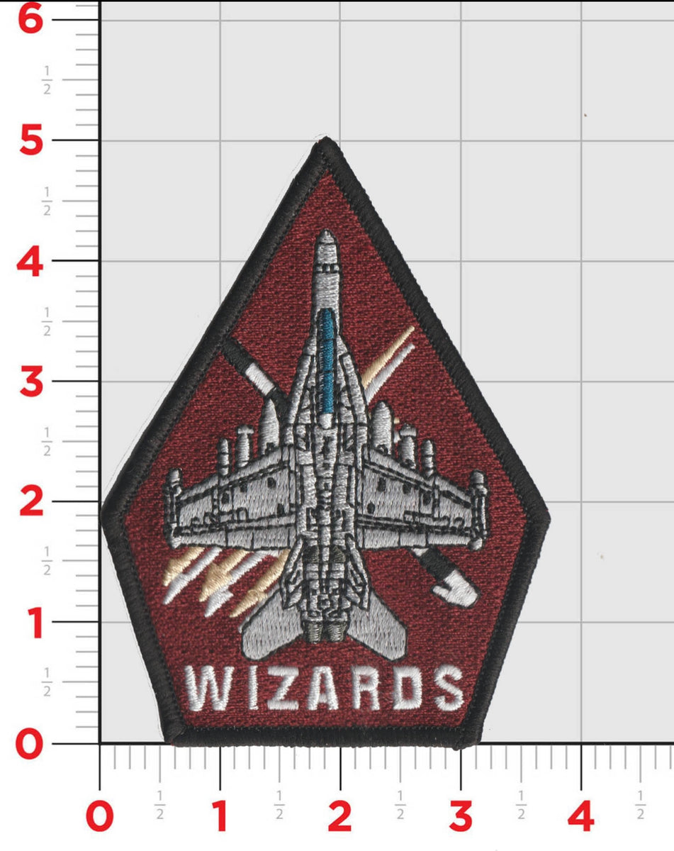 Official VAQ-133 Wizards Shoulder Patch – MarinePatches.com - Custom Patches, Military and Law ...