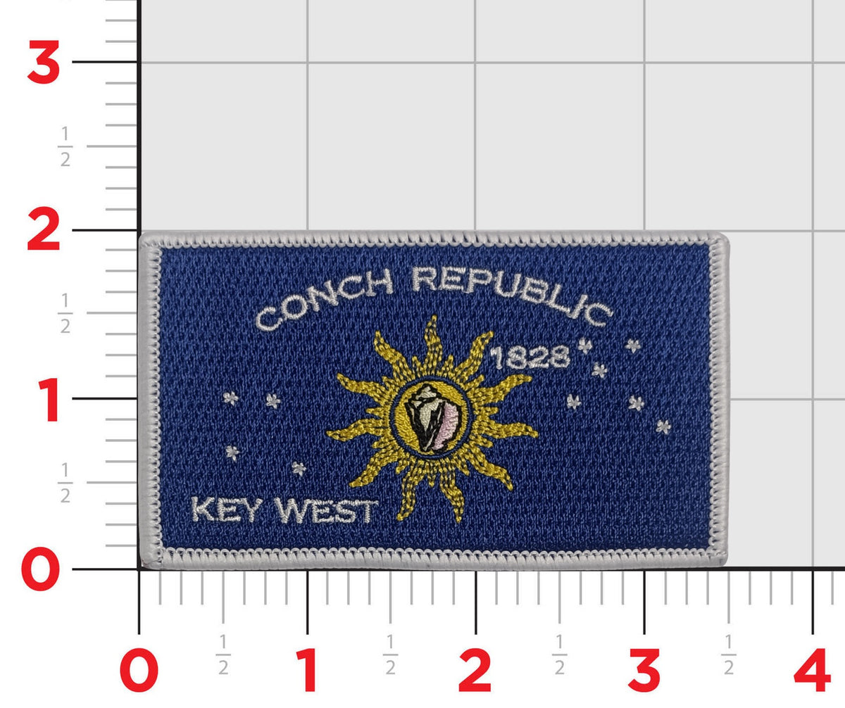 Buy Key West Conch Republic Flag p Patch | MarinePatches.com ...