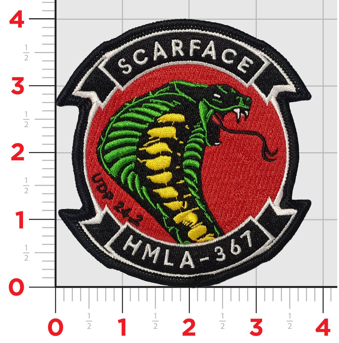 Buy Official HMLA-367 Scarface UDP Patch | MarinePatches.com ...