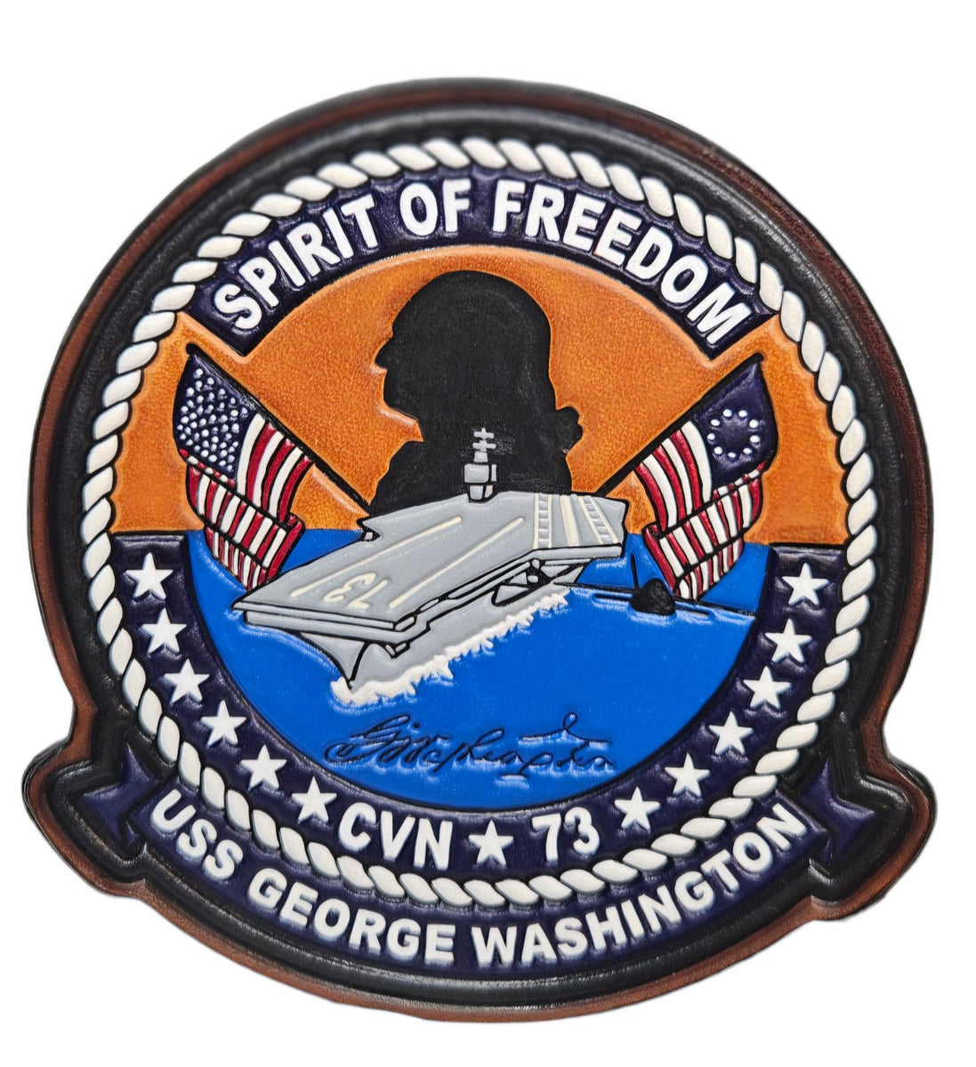 Buy Officially Licensed USS George Patch | MarinePatches.com – MarinePatches.com - Custom ...