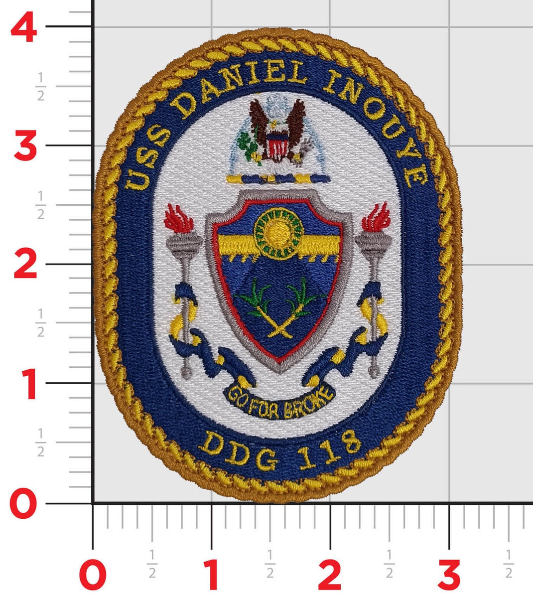 Buy Officially Licensed USS Daniel Patch | MarinePatches.com ...