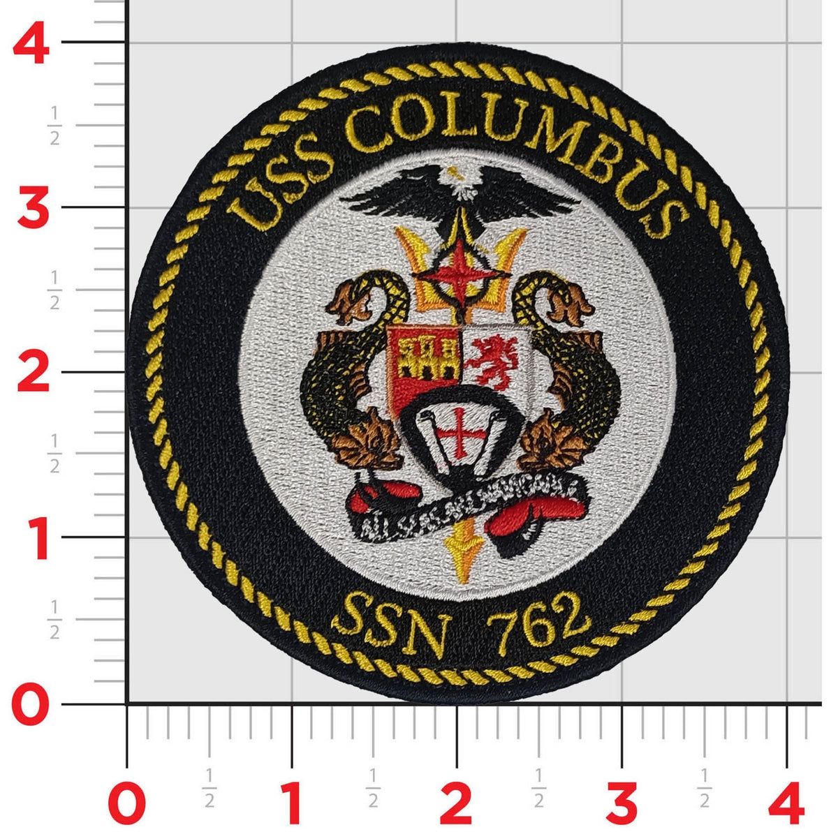 Buy Officially Licensed USS Columb Patch | MarinePatches.com ...