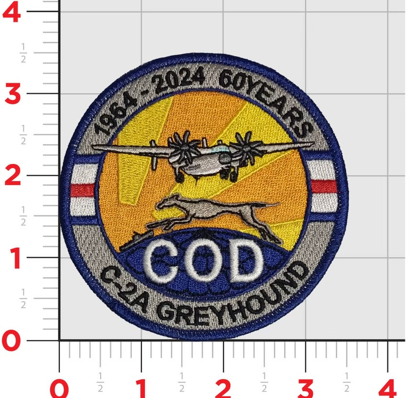 Buy Official C-2A Greyhound COD Sh Patch | MarinePatches.com ...