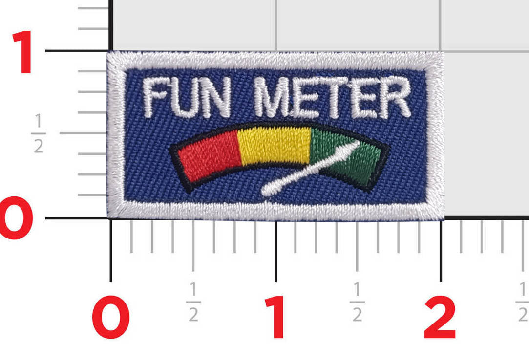 Fun Meter Patch – MarinePatches.com - Custom Patches, Military and Law ...