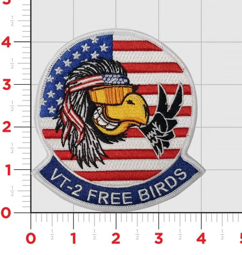 Official VT-2 Doerbirds Free Birds 4th of July patch – MarinePatches ...