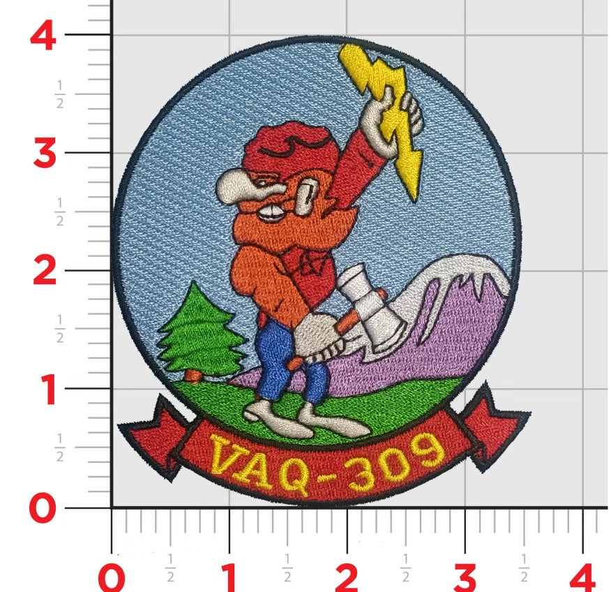 Buy Officially Licensed VAQ-309 Ax Patch | MarinePatches.com ...
