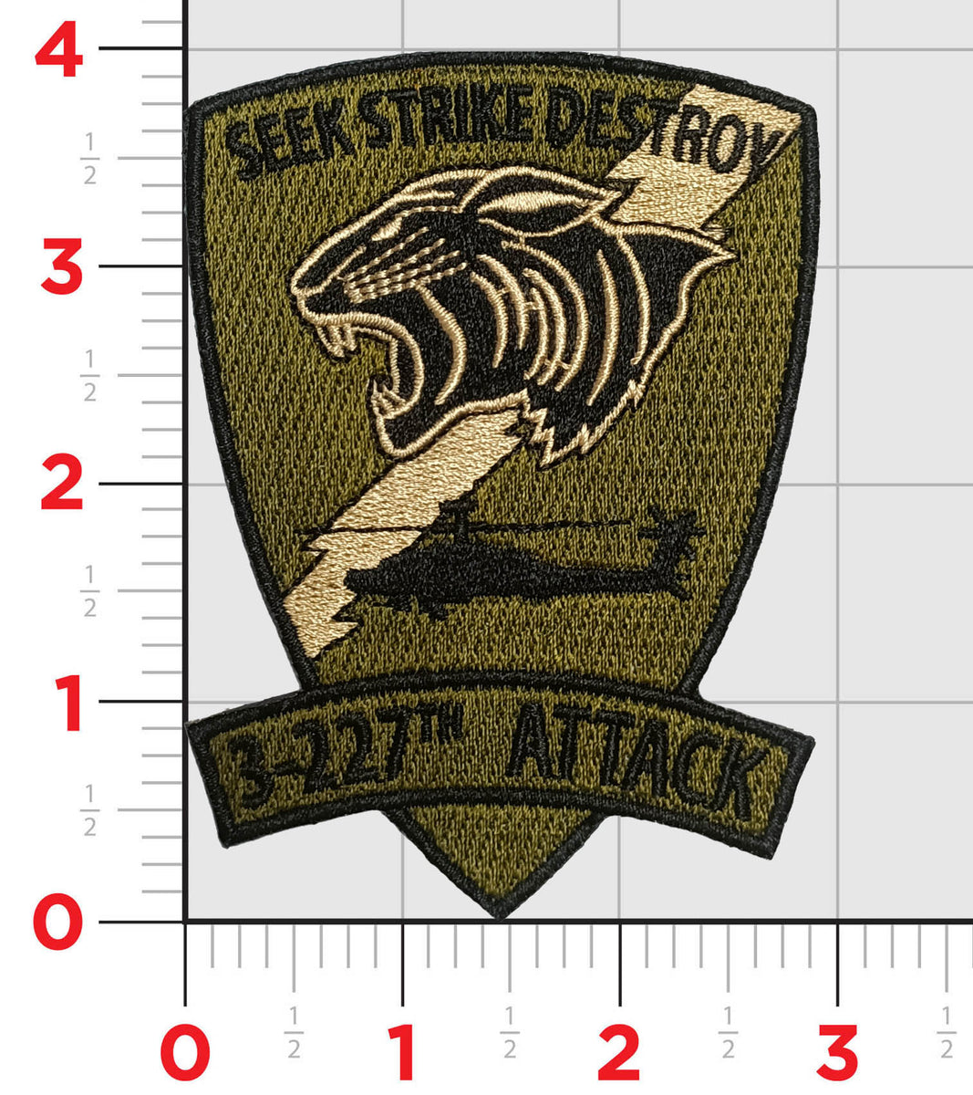 Buy US Army 3-227 Black Cats Patch | MarinePatches.com – MarinePatches ...