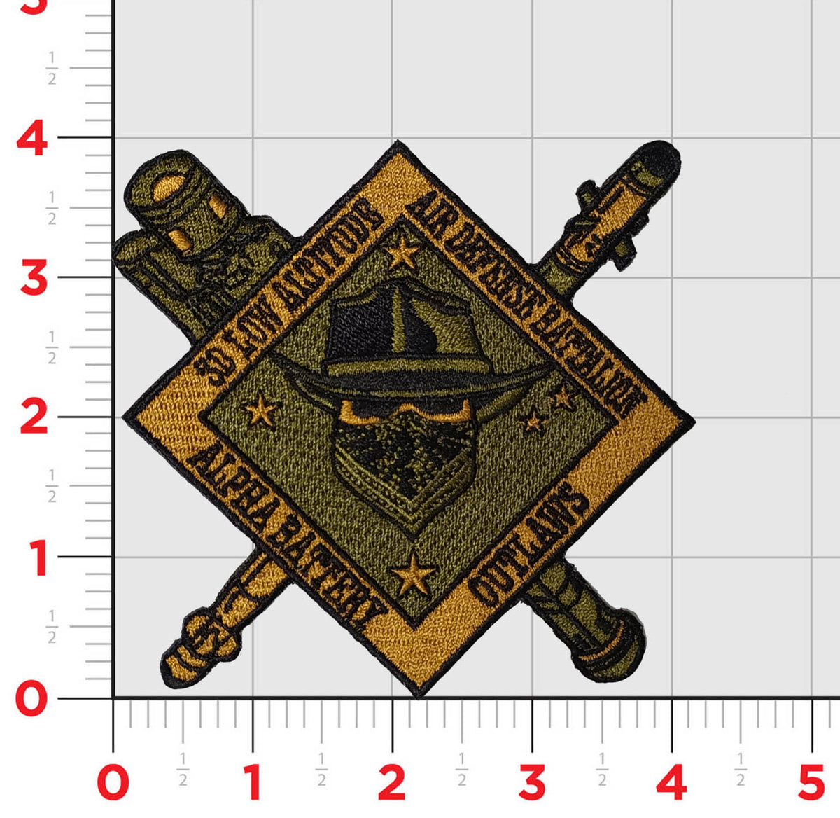 Alpha Battery 3rd LAAD Low Altitude Air Defense Outlaws Patch ...