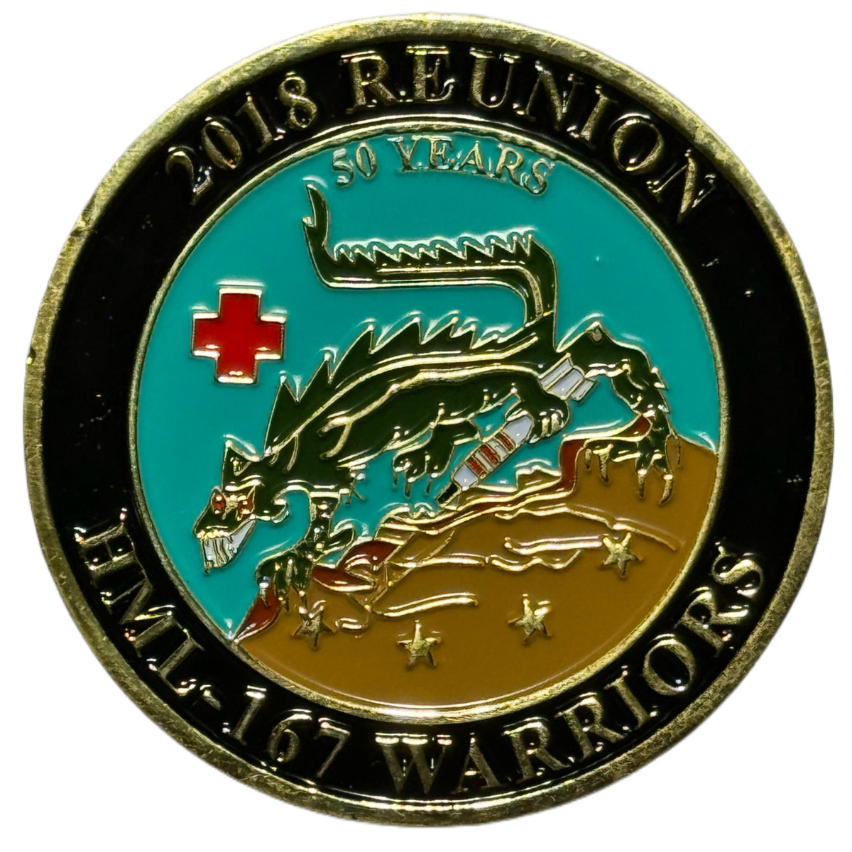 Officially Licensed HMLA-167 50th Anniversary Coin – MarinePatches.com ...