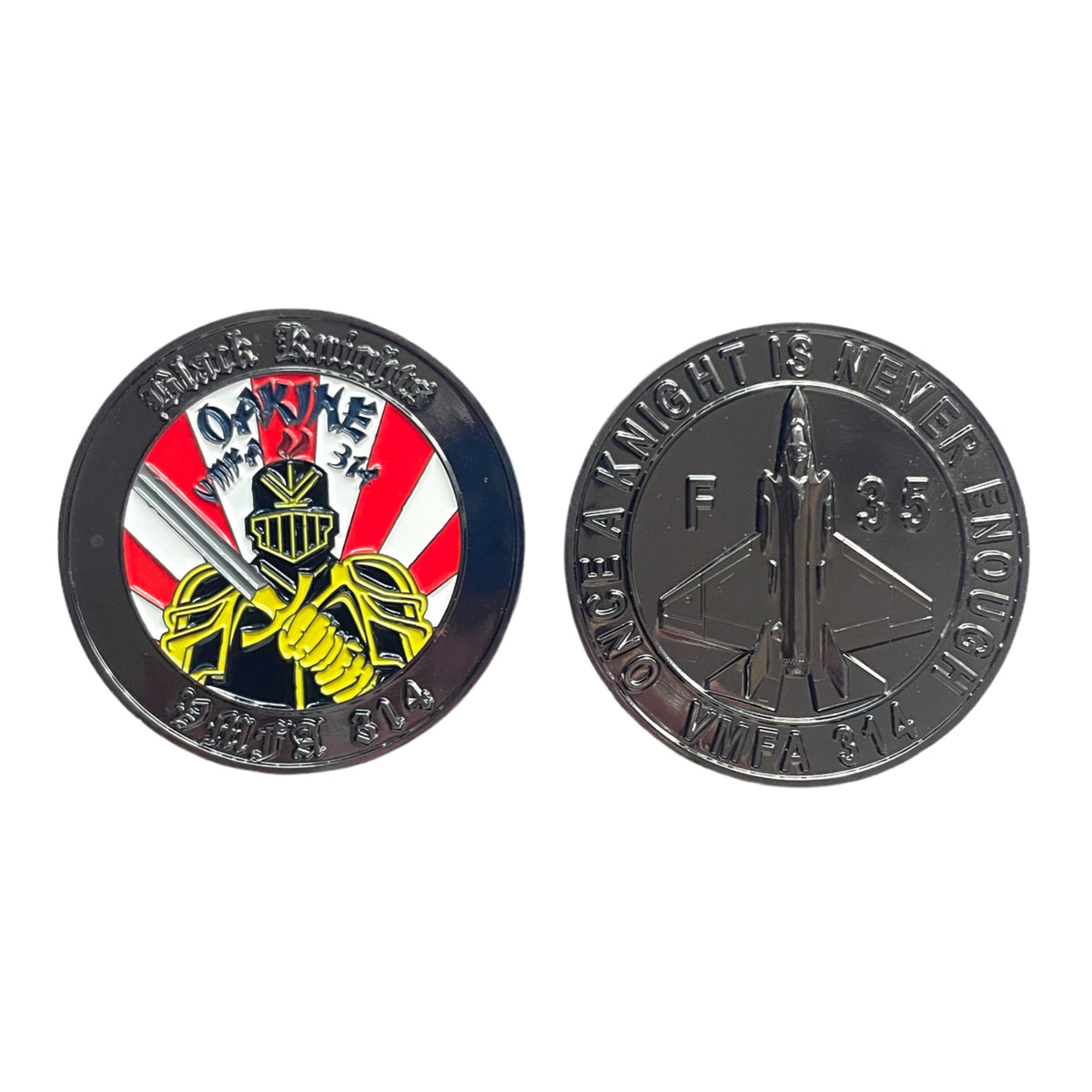 Buy Official VMFA-314 Black Knight Patch | MarinePatches.com ...