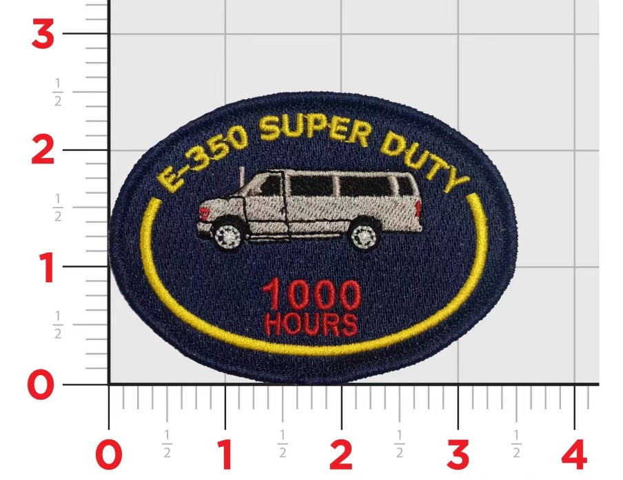 Buy Duty Driver E-350 1000 Hour Pa Patch | MarinePatches.com ...