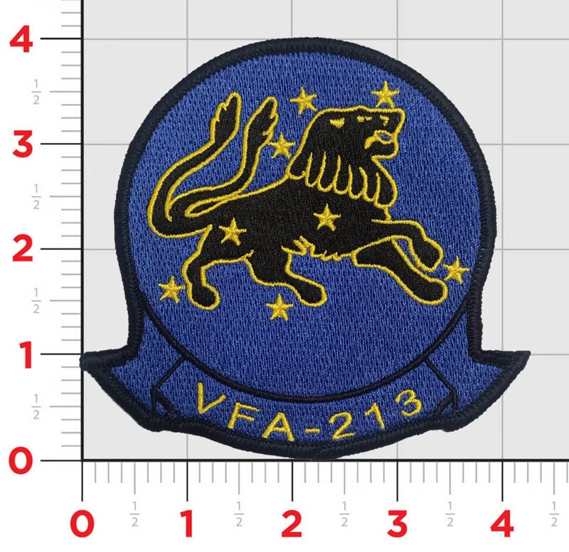 Buy Officially Licensed VFA-213 Bl Patch | MarinePatches.com