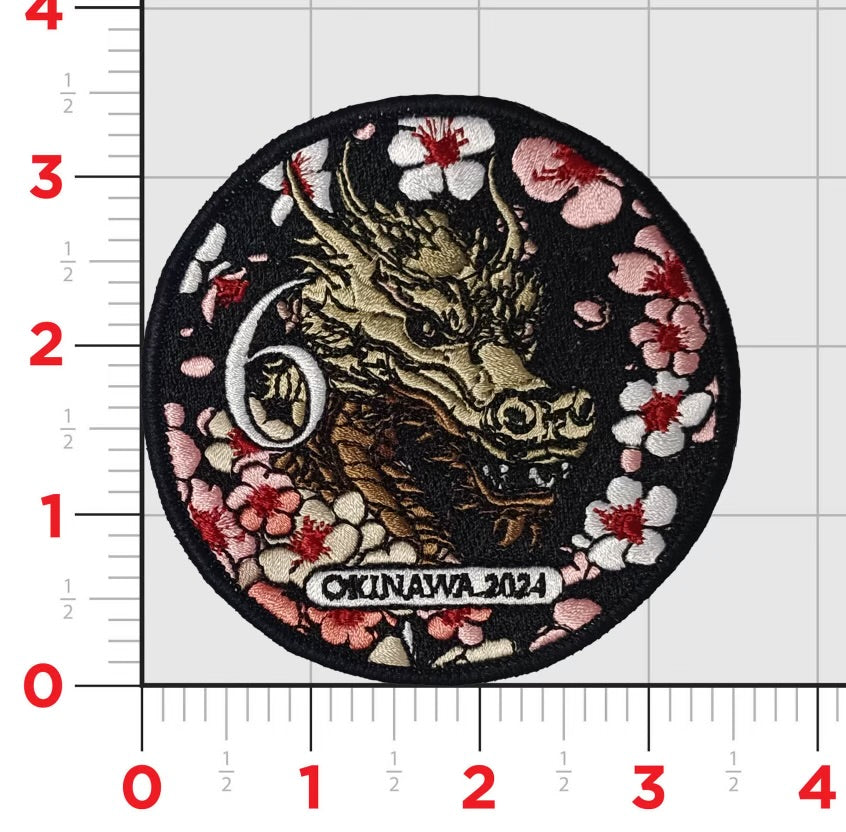 Buy Official Okinawa Road Tax 2024 Patch | MarinePatches.com ...