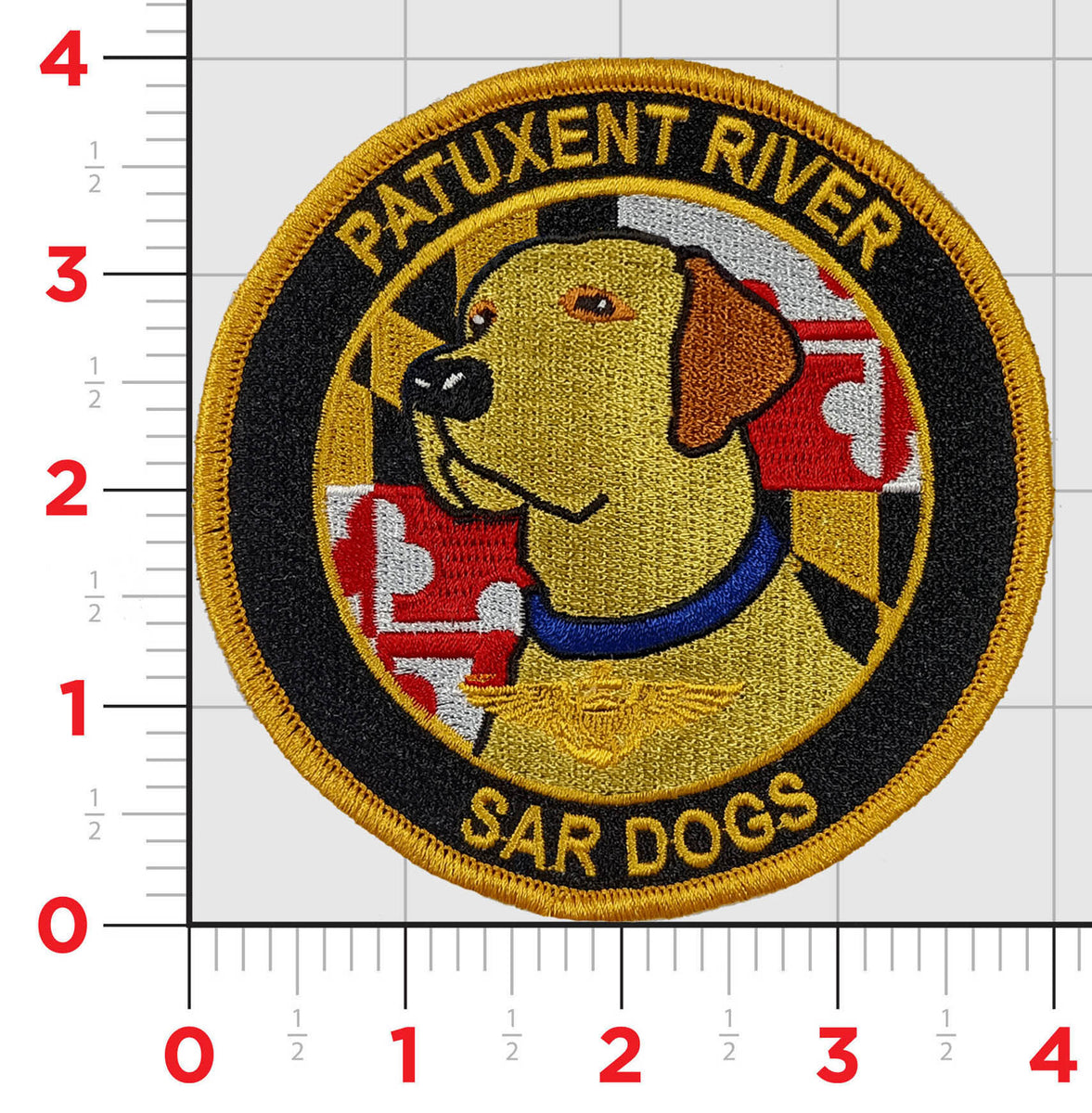 Official Pax River SAR Dogs Patch – MarinePatches.com - Custom Patches, Military and Law Enforcement
