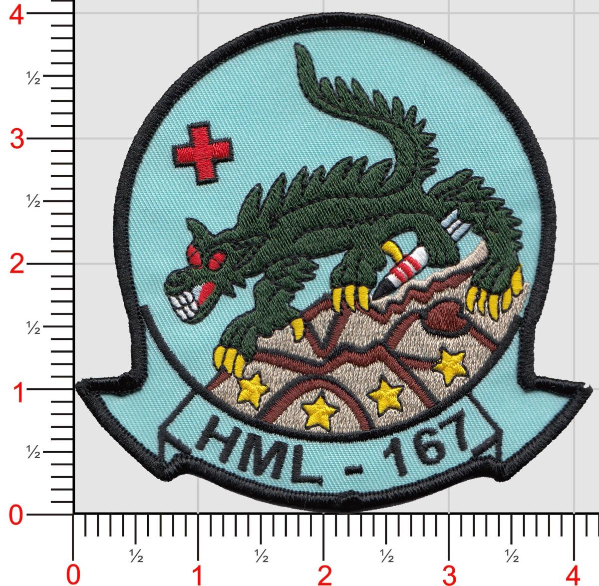 Buy Officially Licensed HML-167 Wa Patch | MarinePatches.com ...