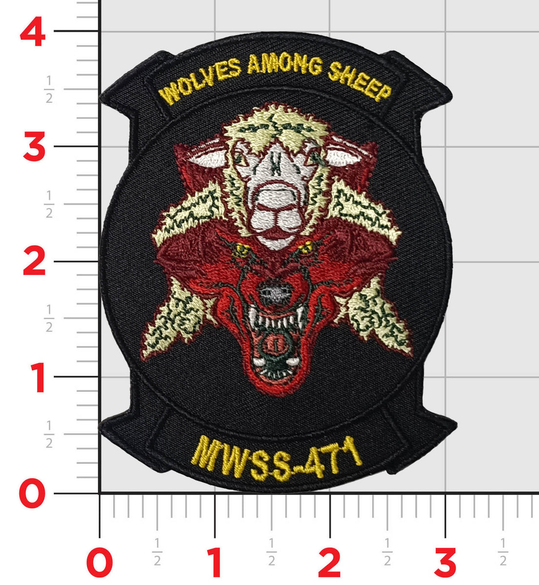 Buy Official Marine Wing Support S Patch | MarinePatches.com ...