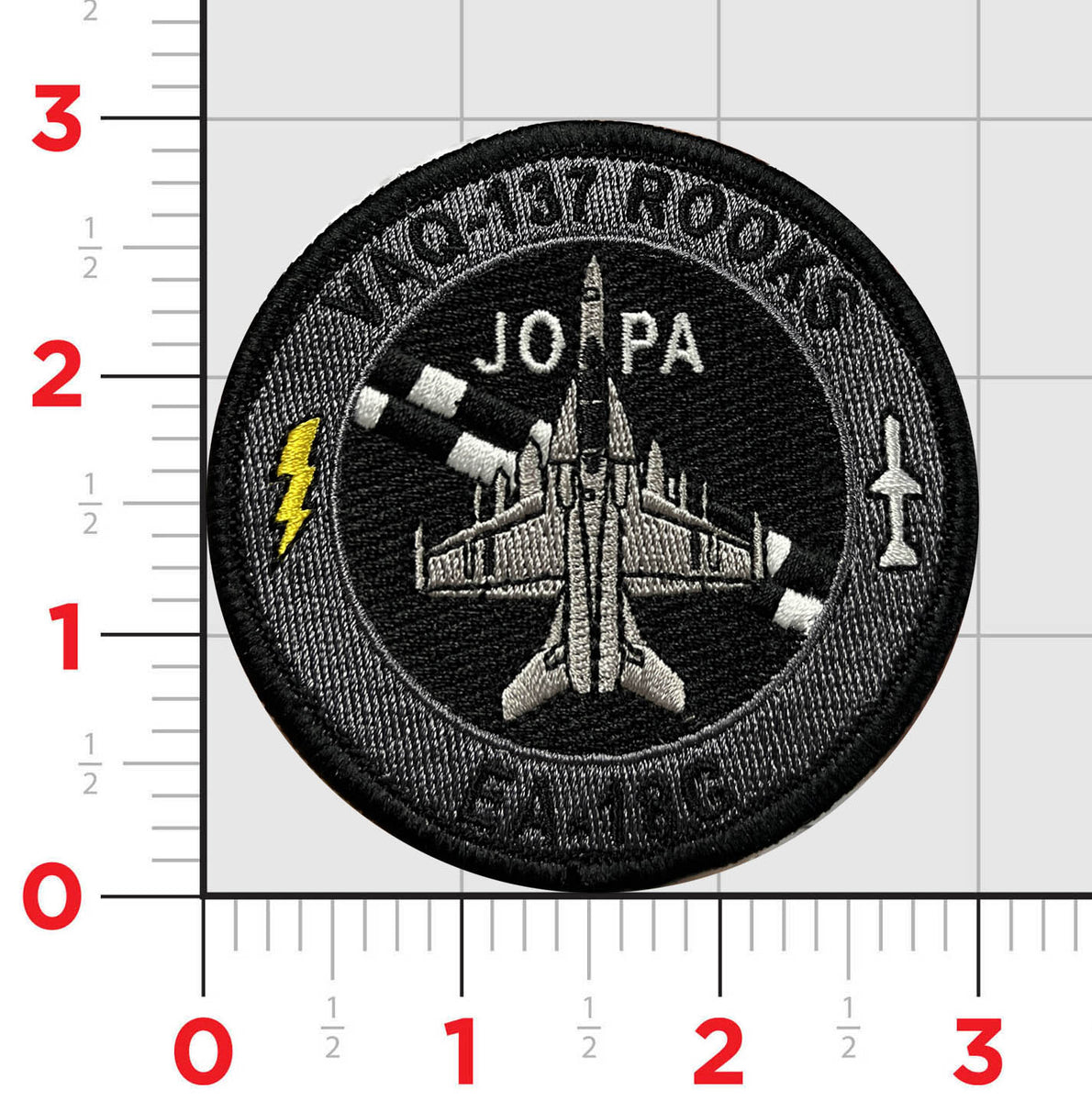 Official VAQ-137 Rooks EA-18 JOPA Shoulder Patch – MarinePatches.com ...