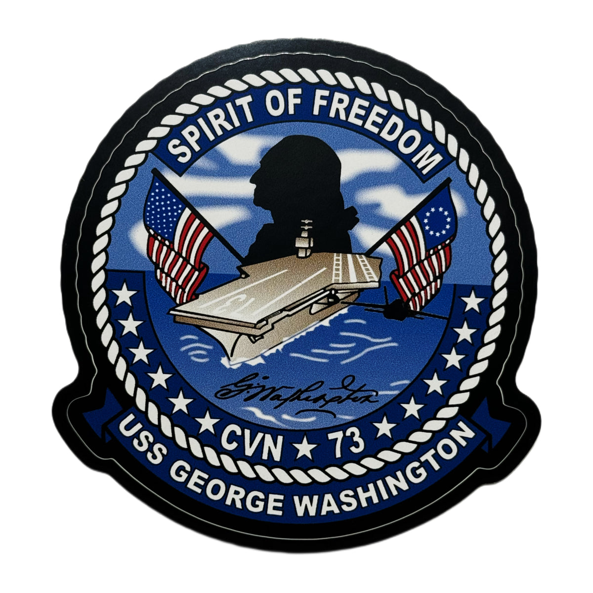Buy USS George Washington CVN-73 s Patch | MarinePatches.com ...