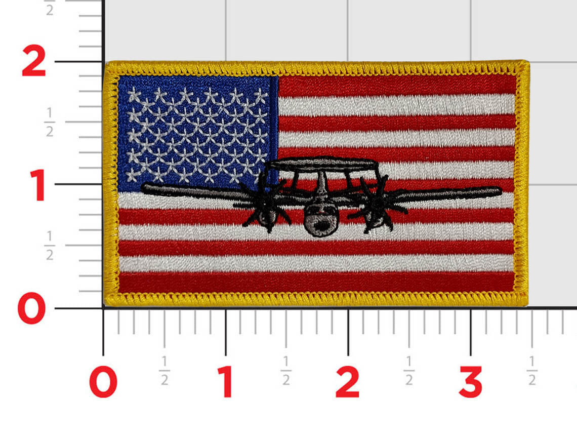 E-2 Hawkeye US Flag Patch – MarinePatches.com - Custom Patches ...