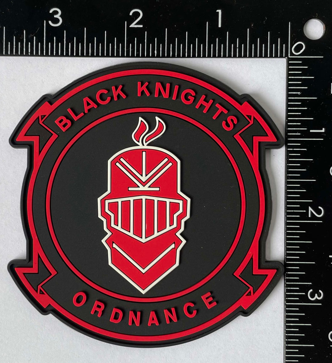 Official VMFA-314 Black Knights Ordnance PVC glow patch – MarinePatches ...