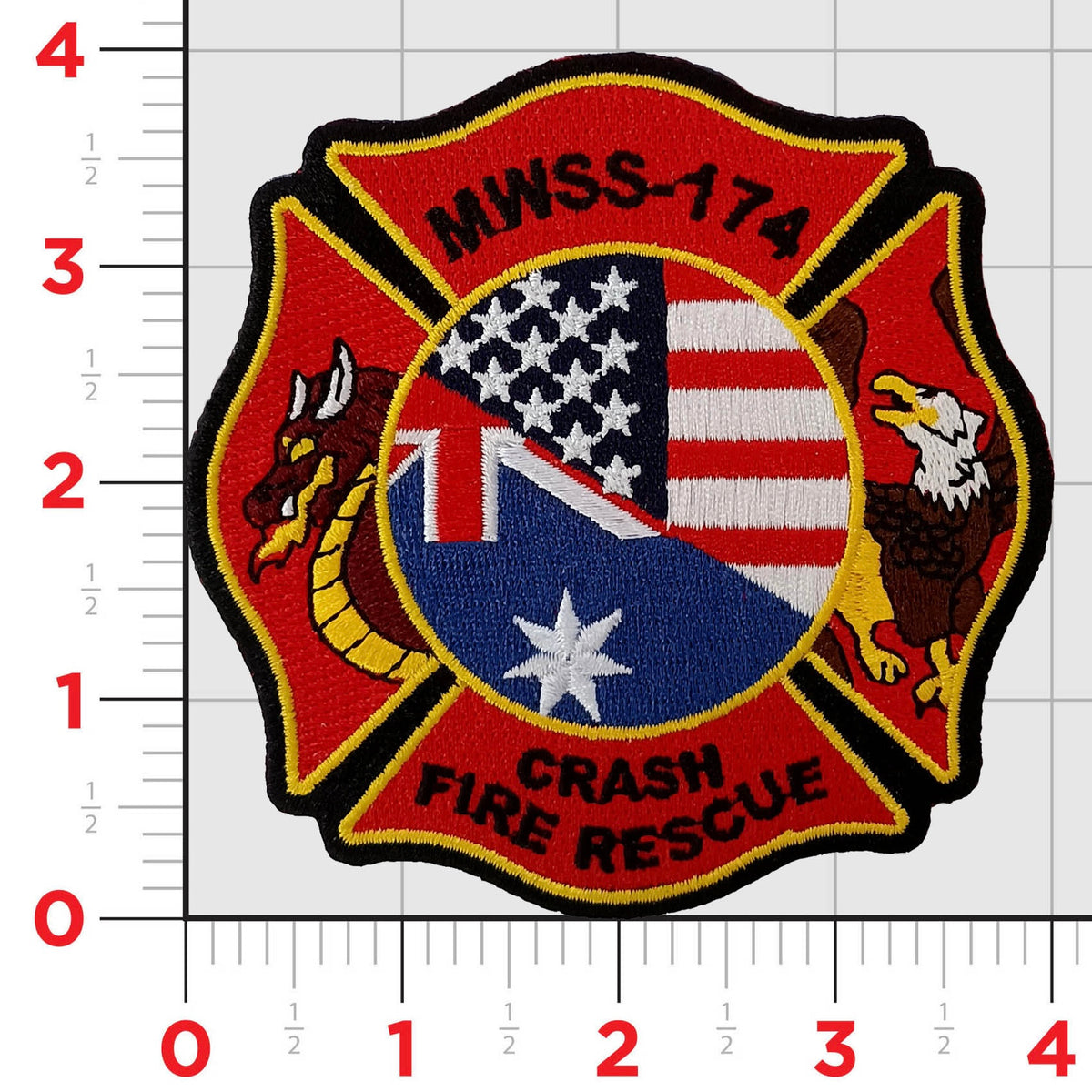 Buy Official MWSS-174 Crash Fire R Patch | MarinePatches.com ...