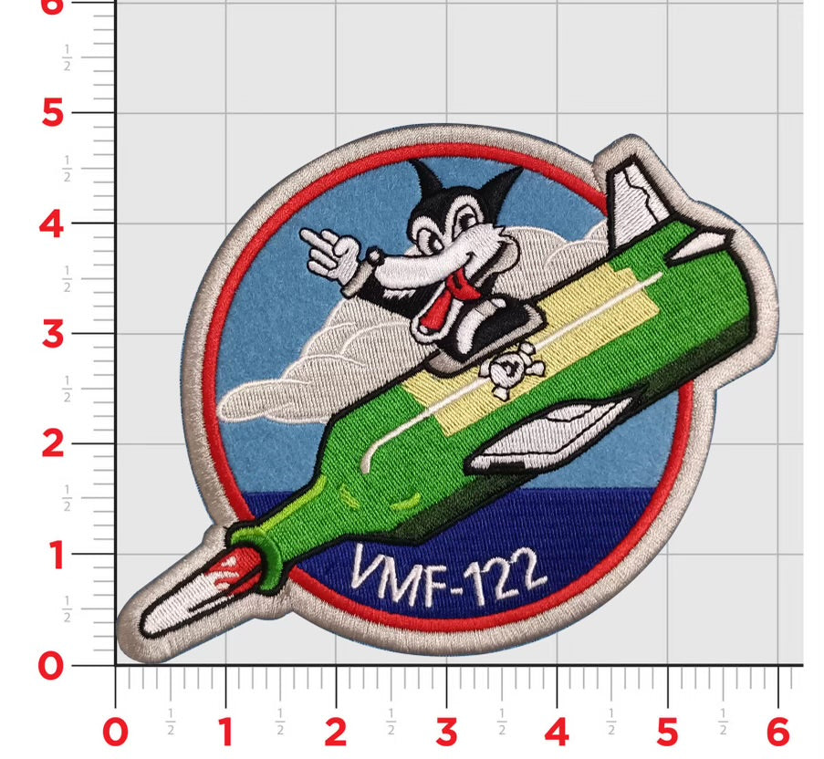 Buy Officially Licensed VMF-122 Ca Patch | MarinePatches.com ...