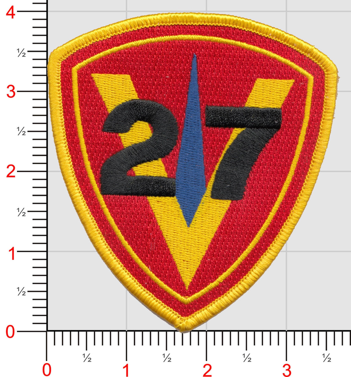 Buy Officially Licensed USMC 27th Patch | MarinePatches.com ...