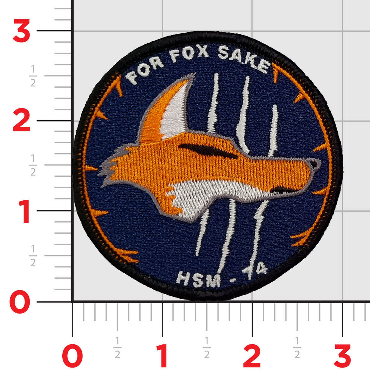 HSM-74 Swamp Fox For Fox Sake Shoulder Patches – MarinePatches.com ...