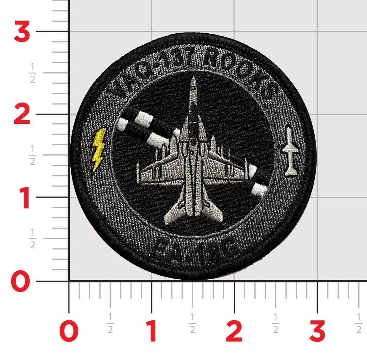 Official VAQ-137 Rooks EA-18G Shoulder Patch – MarinePatches.com ...