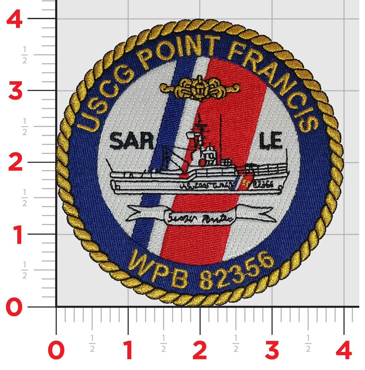 Buy US Coast Guard Point Francis W Patch | MarinePatches.com ...