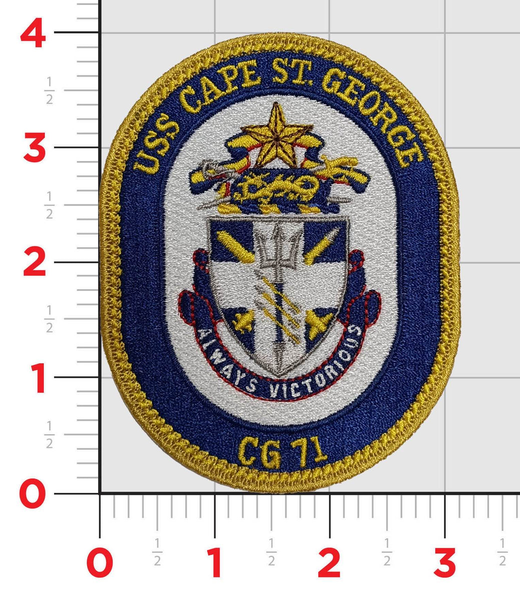 Buy Officially Licensed US Navy CG Patch | MarinePatches.com ...