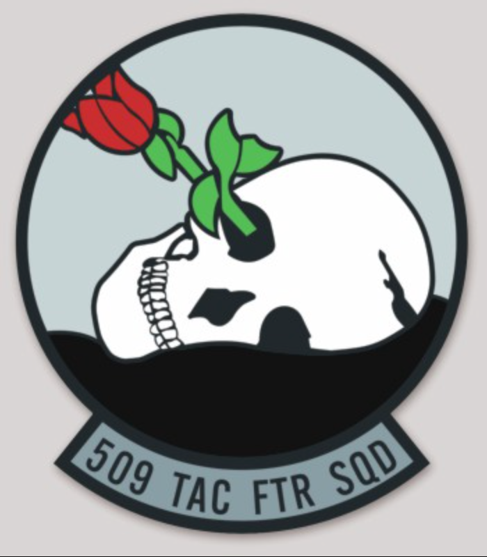 Buy USAF 509th TFS Tactical Fighte Patch | MarinePatches.com