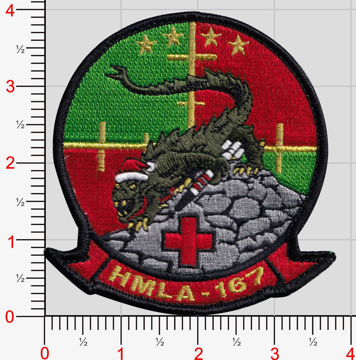 Buy Official HMLA-167 Warriors Chr Patch | MarinePatches.com ...