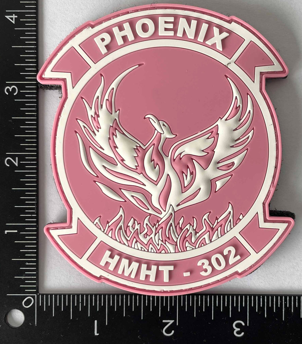 Officially Licensed HMHT-302 Phoenix Cancer Awareness PVC Patch ...