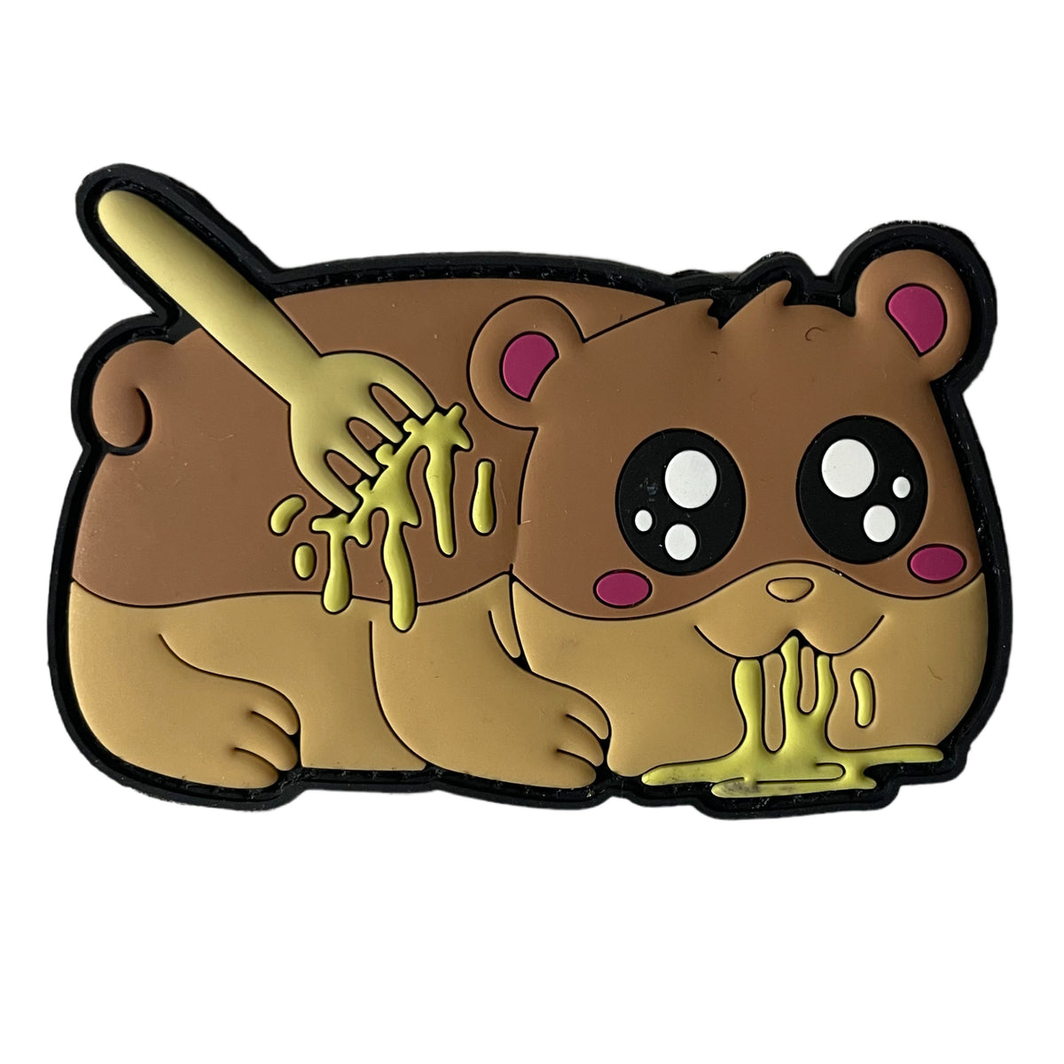 Hamster aka Chicken Cordon Bleu PVC Patch – MarinePatches.com - Custom ...