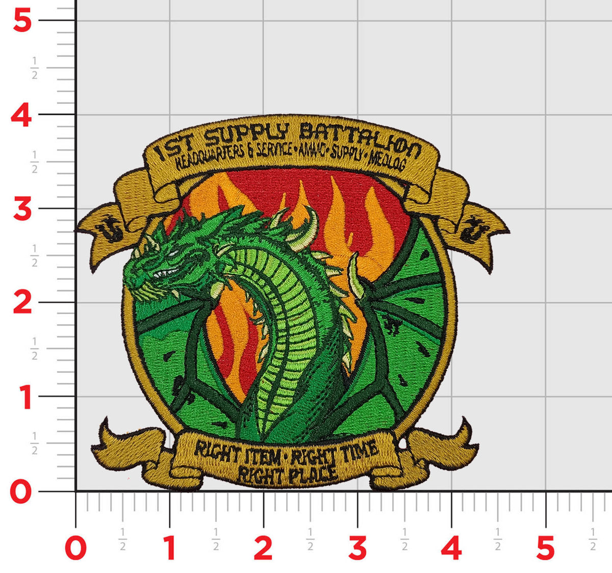 Buy Officially Licensed USMC 1st S Patch | MarinePatches.com ...