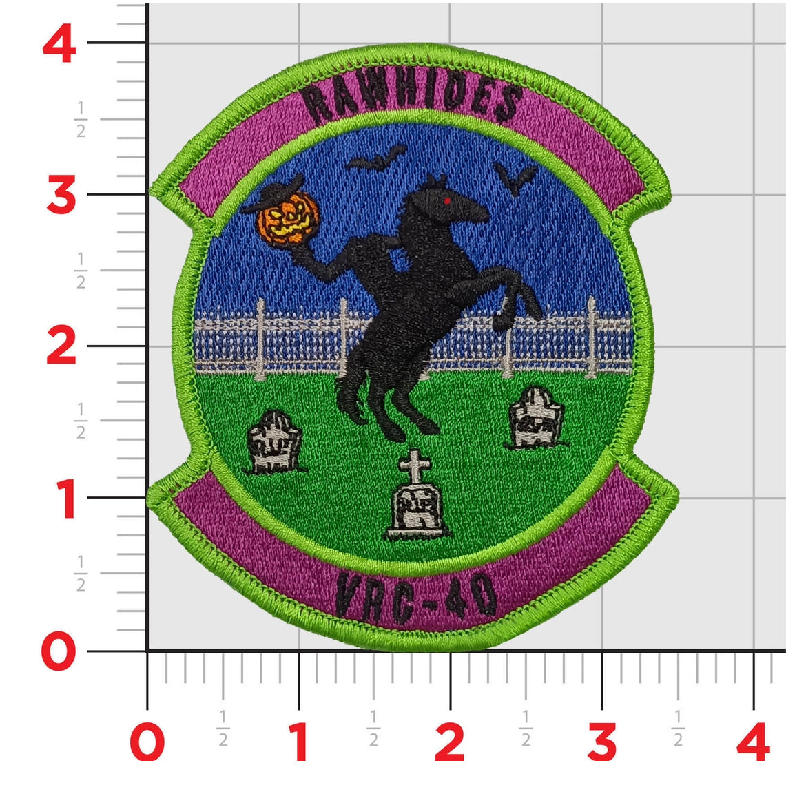 Buy Official VRC-40 Rawhides Hallo Patch | MarinePatches.com ...
