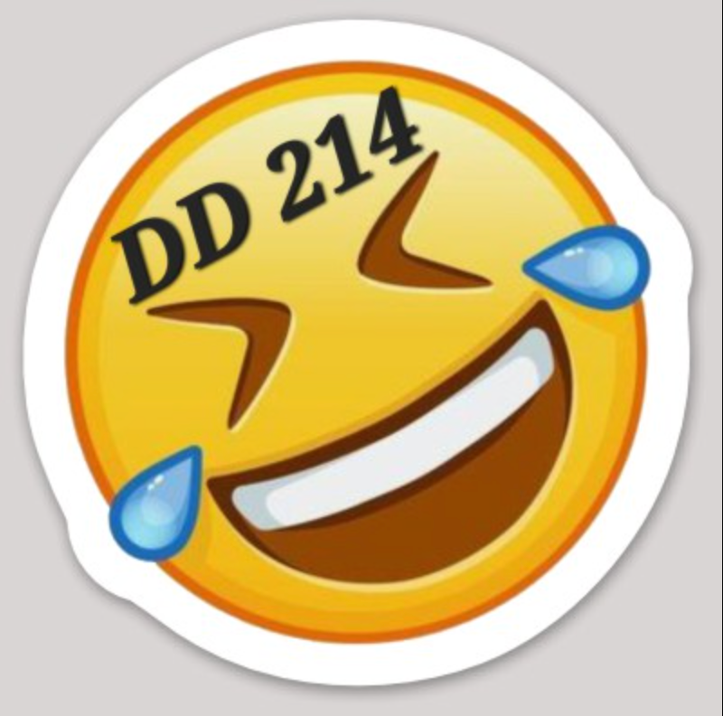 DD-214 Emoji Sticker – MarinePatches.com - Custom Patches, Military and ...