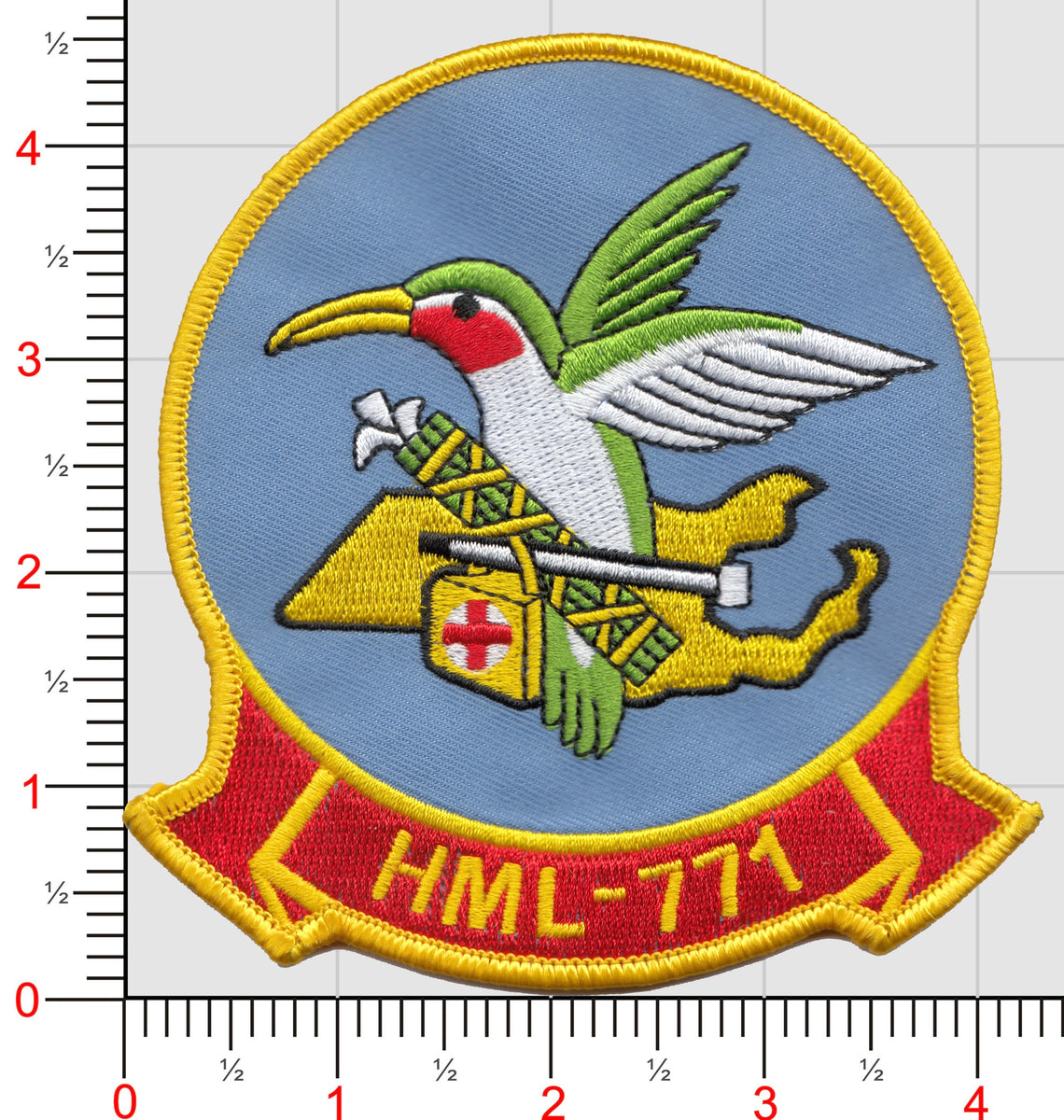 Buy Officially Licensed USMC HML 7 Patch | MarinePatches.com ...