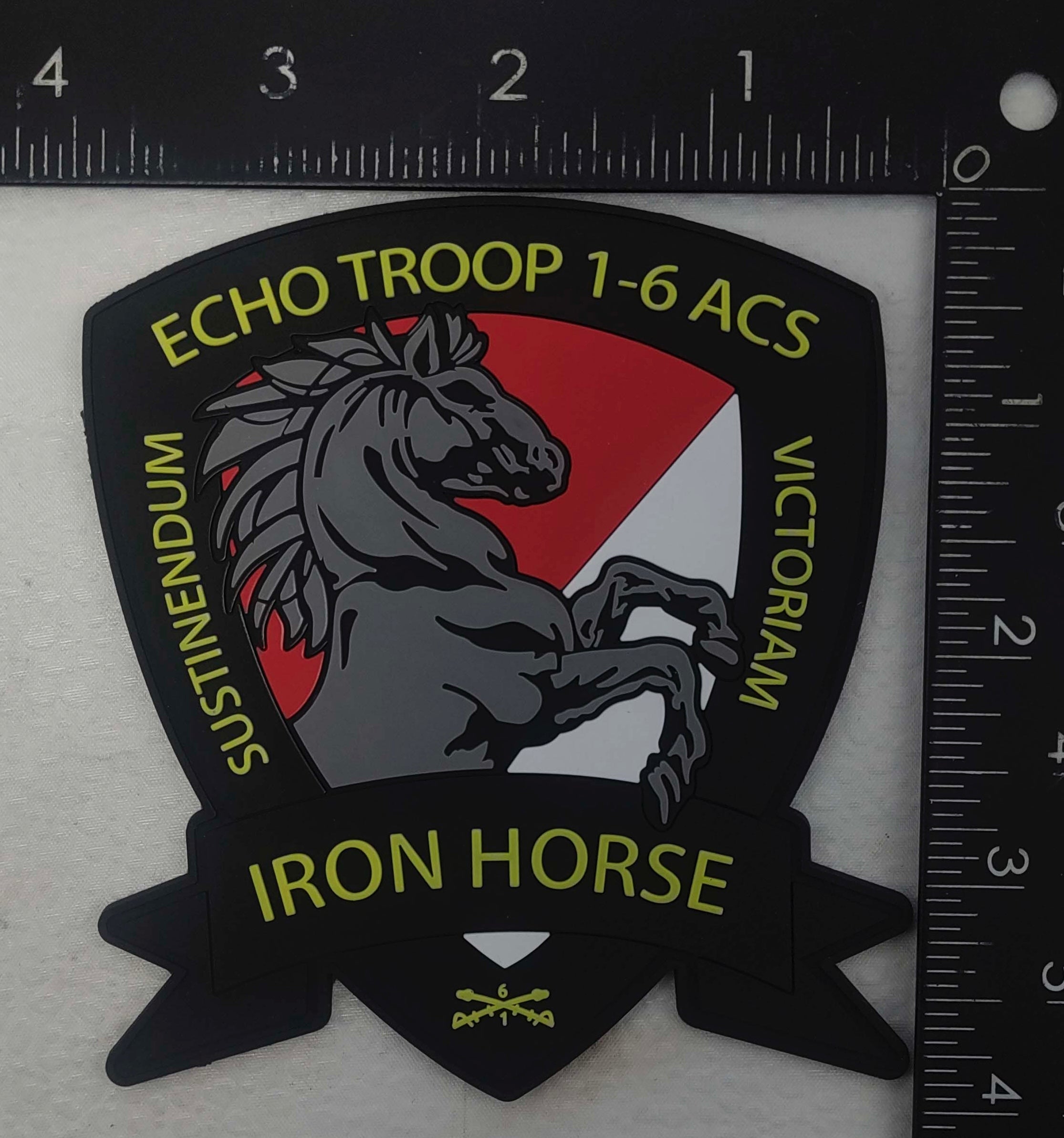 Official Echo Troop 1-6 Iron Horse Cavalry PVC Patch – MarinePatches ...